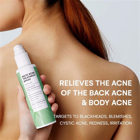 Acne Treatment Back Acne Spray 2 Salicylic Acid Spray With Herbal