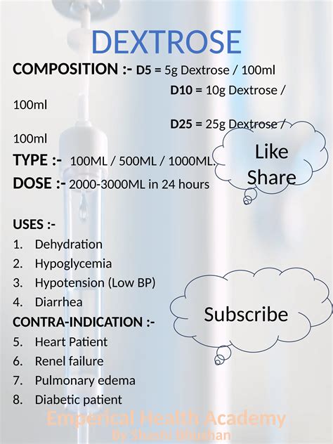 Iv Fluid Types Composition Dose Uses Pptx