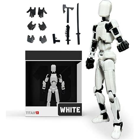 Figura De Acción Titan 13 Figura De Acción T13 Impreso En 3d Móvil Con