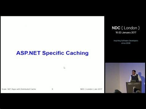 NDC Conferences Talk How To Scale NET Apps With Distributed Caching From NDC Conferences