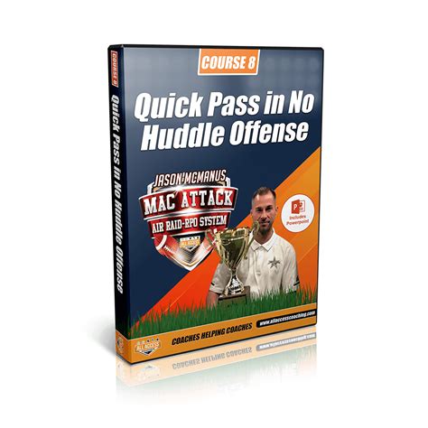 Quick Passing Game For No Huddle Offense