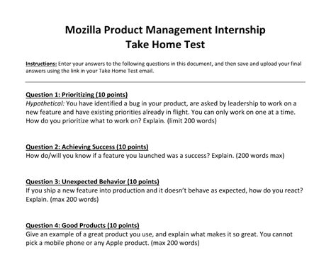 Example 1 Product Manager Take Home Assignment — Lewis C Lin