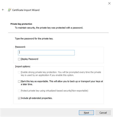 Windows Local Machine Certificate Certlmmsc Import Enable Strong