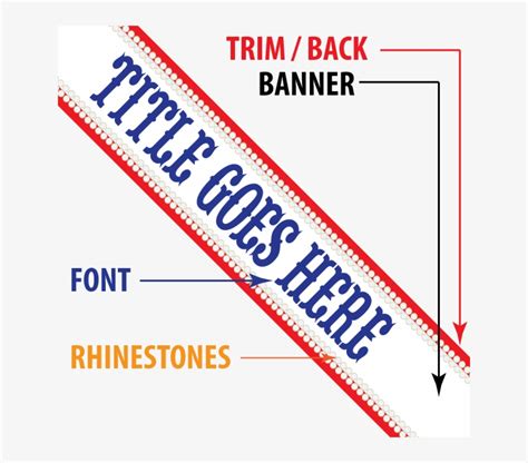 Pageant Sash Template