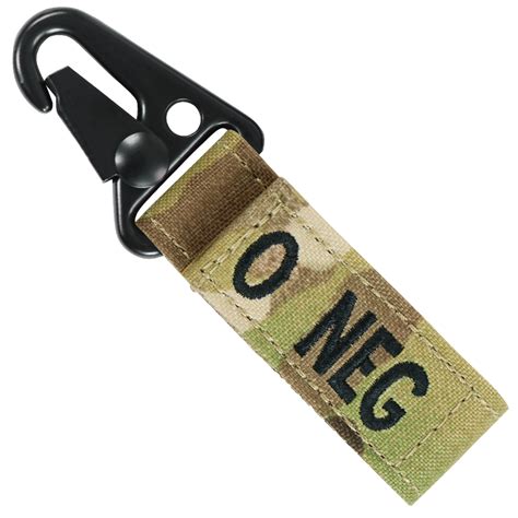 Blood Type Key Chain Scorpion Ocp Condor Elite Inc