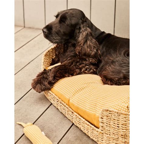 Kave Home Cuccia Grande Fliicker In Fibra Naturale Ø 80 X 45 Cm