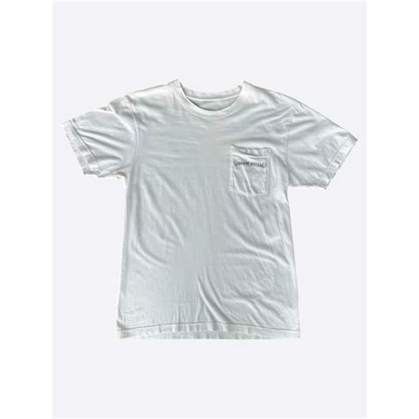 Chrome Hearts White And Black Floral Stars T Shirt Modern Headwear With