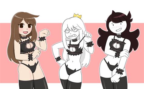 rule 34 3girls blush bra cat lingerie clothed clothing curvy curvy