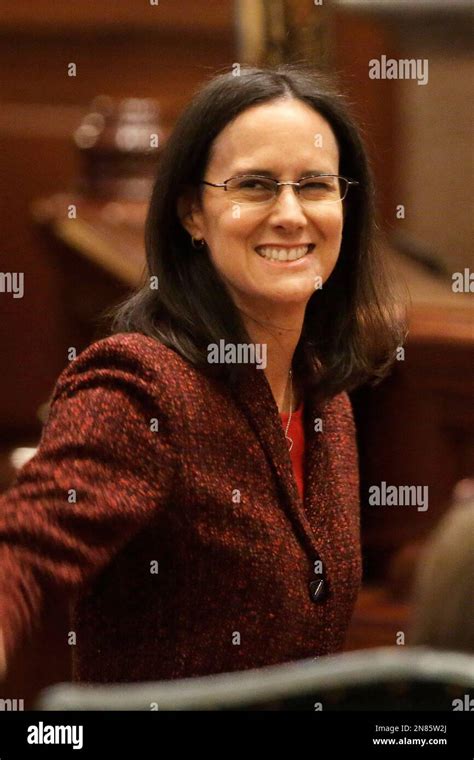 Illinois Attorney General Lisa Madigan Is Seen Before Illinois Gov Pat