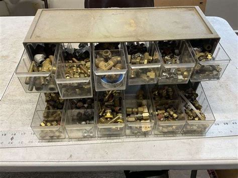 Brass Fitting Organizer Legacy Auction Company