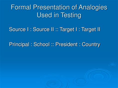 Ppt Analogies For Multiple Choice Testing Powerpoint Presentation
