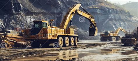 Massive Open Pit Mining Operation Extracting High Grade Iron Ore From