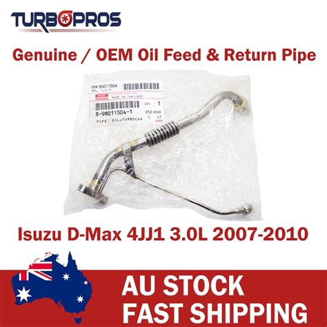 Genuine Turbo Charger Oil Feed And Return Pipe For Isuzu D Max 4jj1 30l
