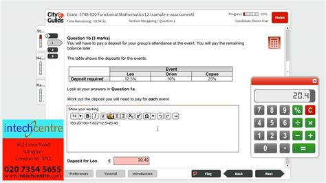 Functional Skills Maths Level 2 Sample 3 Question 1 City And Guilds Functional Skills