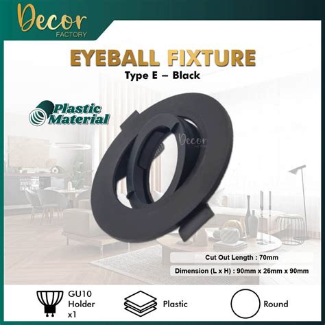 Led Eyeball Fitting Recessed Spotlight Gu10 Mr16 Casing Eye Ball Frame