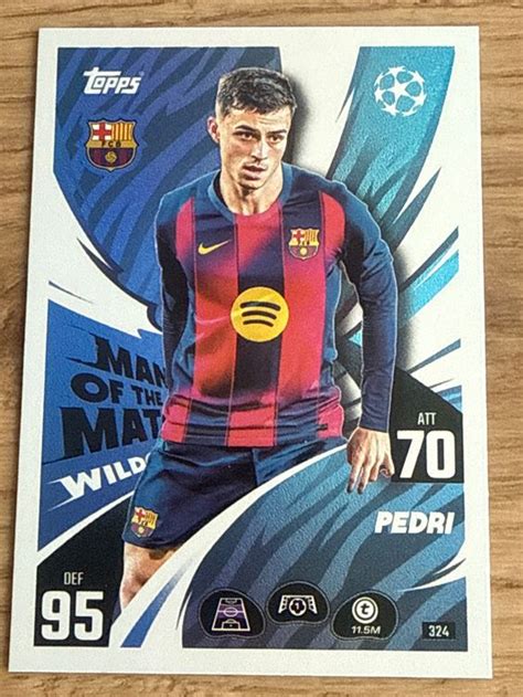 Topps Match Attax 20252026 Pedri Man Of The Match Gebraucht In