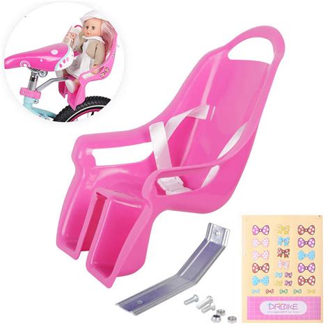Joystar Girls Bike Doll Seat With Diy Decals Pink And Purple Joystarbike