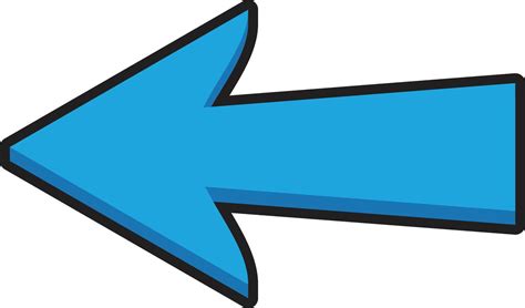 Left Arrow Icon Blue Arrow Symbol 51573319 Vector Art At Vecteezy
