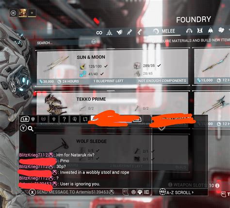First Toxic Community Experience Rwarframe