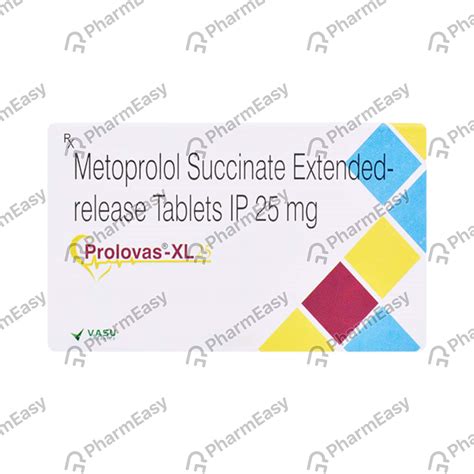 Prolovas Xl 25 Mg Tablet 10 Uses Side Effects Price And Dosage