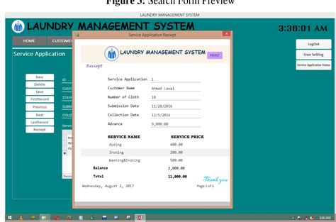 Figure 14 Laundry Management System Design And