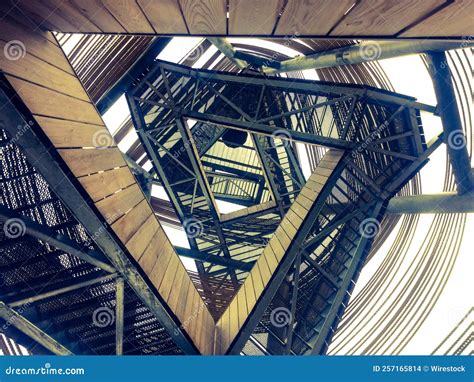 The Triangular Geometric Shapes Construction Of A Stadium Seats