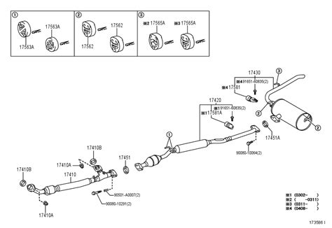 Exhaust Pipe Assembly Fr 17410 0a390