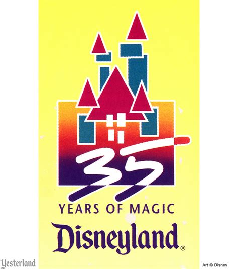 Disneyland 35 Anniversary Disneylands 35th Anniversary Celebration