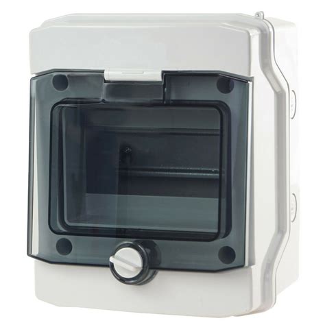 Fuse Box Small Distribution Board 6 Modules 1 Row Ip65 Surface Mounted Kayoo International