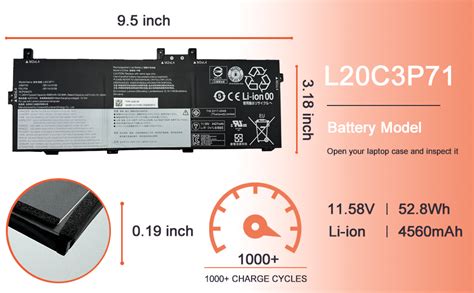 Hpxxdja L20c3p71 Laptop Battery For Lenovo Thinkpad X13