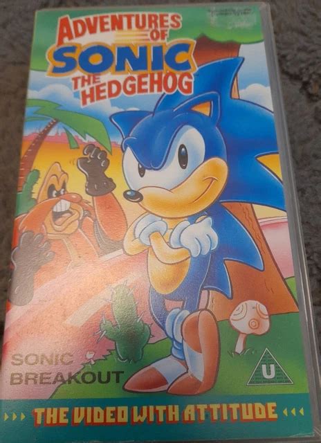 Adventures Of Sonic The Hedgehog Sonic Breakout Vhs Video High Stakes Slow Going Eur 23 08