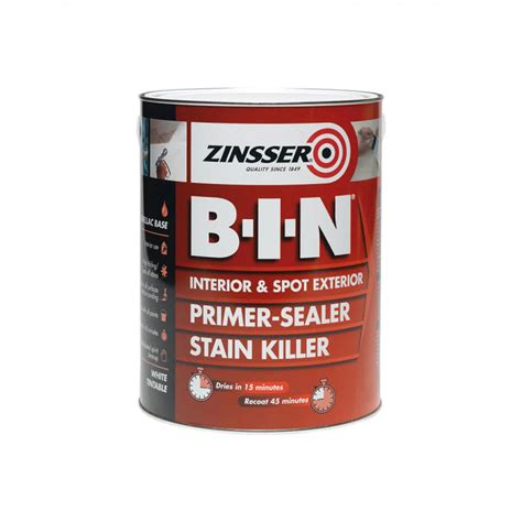 Zinsser Bin Primer Shellac Based Adhesion Primer And Stain Block — Trade Superstore Online