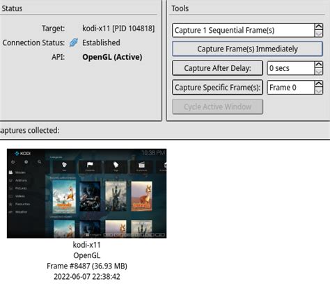 Debugging Via Renderdoc Official Kodi Wiki