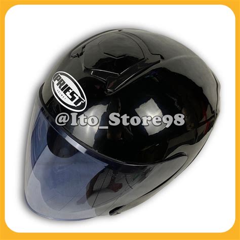 Jual Helm Sepeda Motor Half Face Tipe Njs Kairoz Ach Sonic Helem Original Priest Untuk Pria