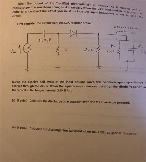 Solved Rectified Differentiator Of Section 35 Is Viewed