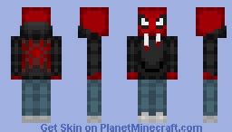 ~spider Man Hoodie~ Minecraft Skin