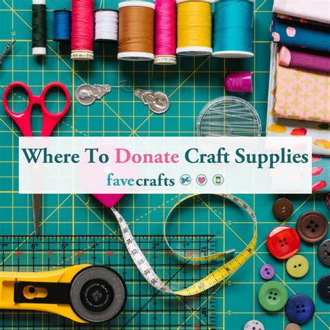 Where To Donate Your Craft Supplies