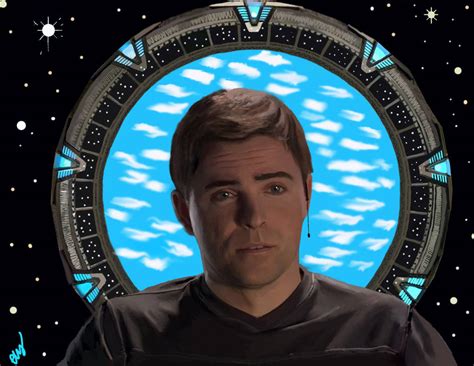 A Portrait Of Major Evan Lorne By Inthractus On Deviantart