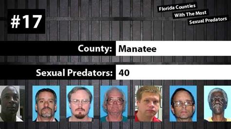 List Florida Counties With The Most Sexual Predators