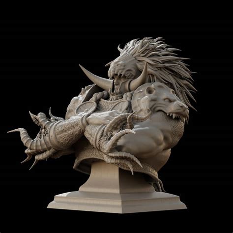 3d Printable Promised Consort Radahn Elden Ring Bust Stl Model Print