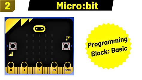 microbit tutorial 2 basic coding block youtube