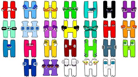 New Alphabet Lore But Everyone Transform Is H Youtube