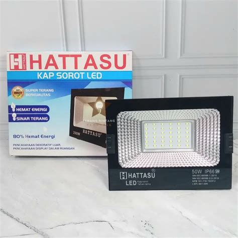 Lampu Sorot Led Lampu Tembak Led Watt Merk Hattasu Lazada Indonesia