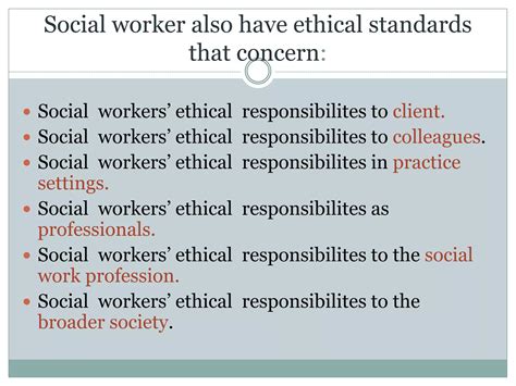 Code Of Ethics For Social Worker PPTX