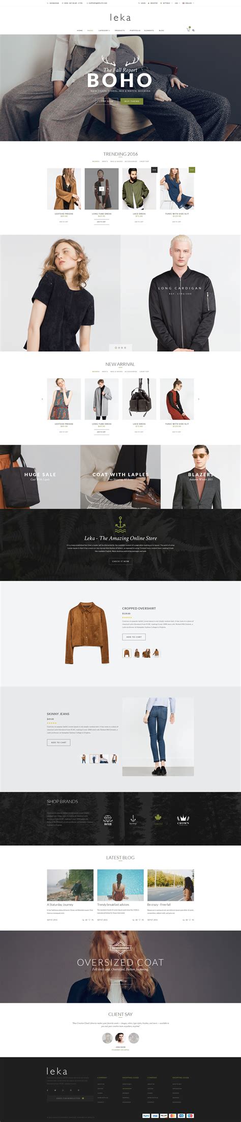 leka ecommerce html responsive template by kutethemes themeforest
