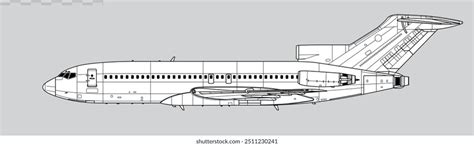Dassault Falcon 900lx Vector Drawing Corporate Stock Vector Royalty