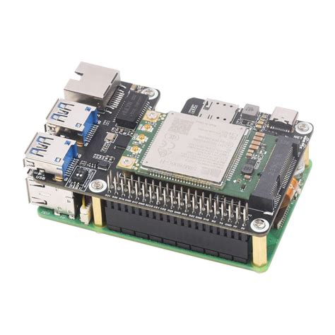 Mini Pcie Gigabit Ethernet Usb 32 Gen1 Hat For Raspberry Pi 5