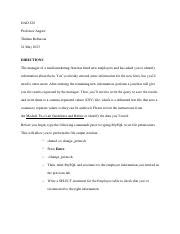 Mysql Query And Data Manipulation For Employee Information Course Hero