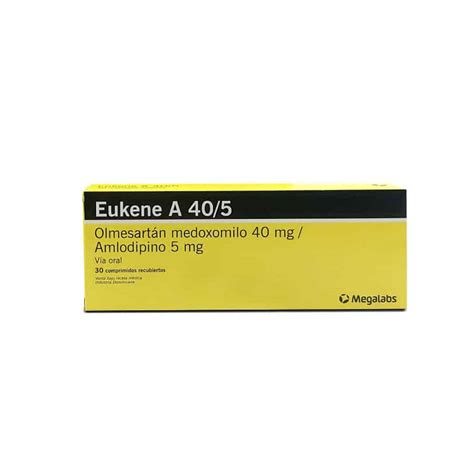 Eukene A 40 5mg X 30 Comprimidos Novafarmawimer