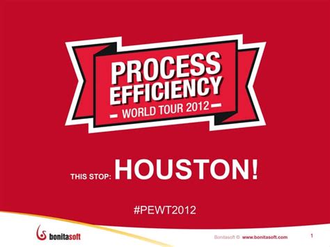 Process Efficiency World Tour Houston Presentation Pdf